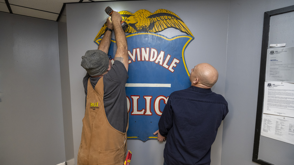 Before and after: Locker room renovation improves morale for police ...